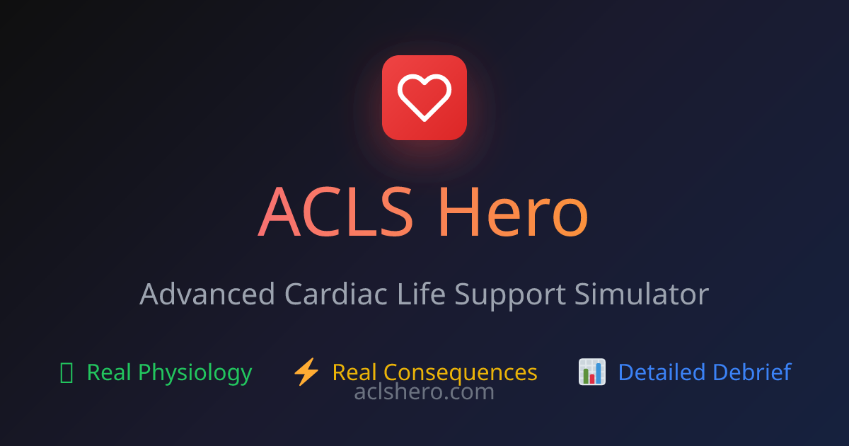 ACLS Hero - Advanced Cardiac Life Support Simulator